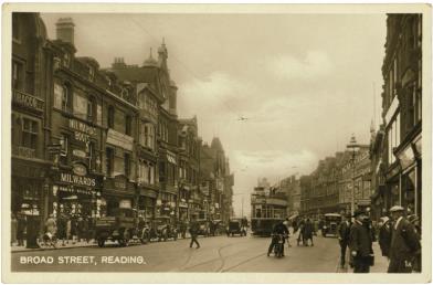Broad Street, Reading (postcard) (see issue 177)