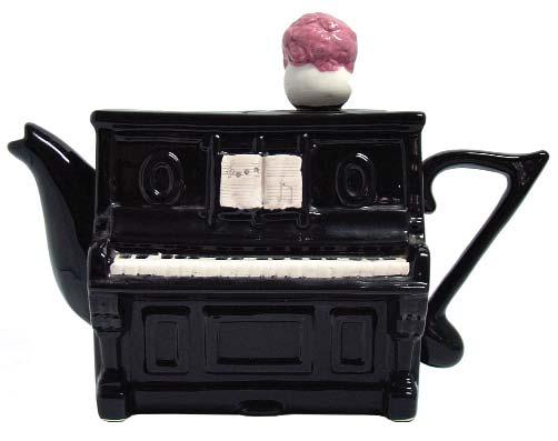 PIANO-SHAPED NOVELTY TEAPOT / TEAPOTS