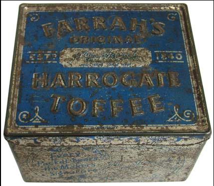 FARRAH'S ORIGINAL HARROGATE TOFFEE TIN / TINS